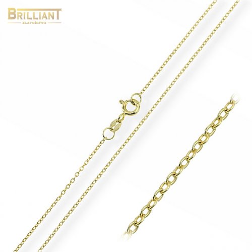 Zlatá retiazka Au585/000 14k Klasická ANKER | Najkrajsiesperky.sk