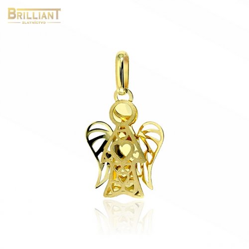 Zlatý prívesok Au585/000 14k Anjelik | Najkrajsiesperky.sk