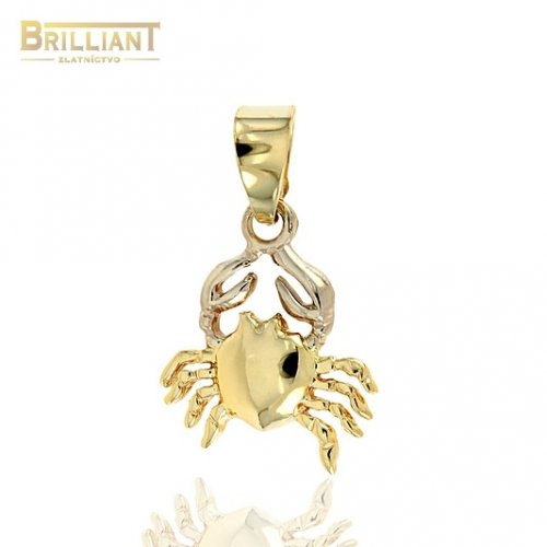 Zlatý prívesok Au585/000 14k znamenie Rak | Najkrajsiesperky.sk