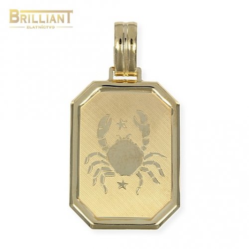 Zlatý Prívesok Au585/000 znamenie Rak | Najkrajsiesperky.sk